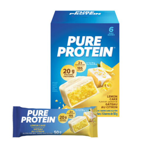 LEMON CAKE PROTEIN BAR 50 g - Pure Protein Canada - Protein That's Pro-You!